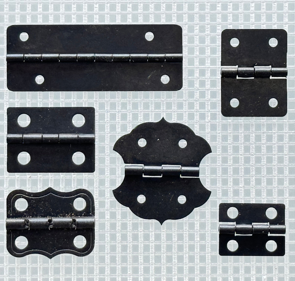 Black Hinges – Small Box Hardware