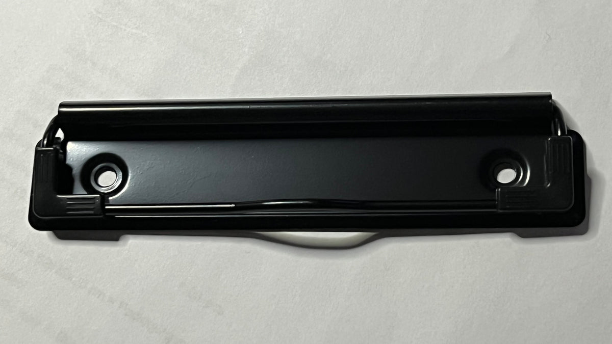 H853B - 4 3/4'' Black Ni. Clipboard Clip w/Rubber Corners – Small Box ...
